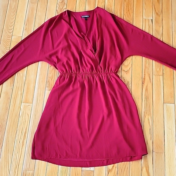 Express | Dresses | Red Express Dress | Poshmark